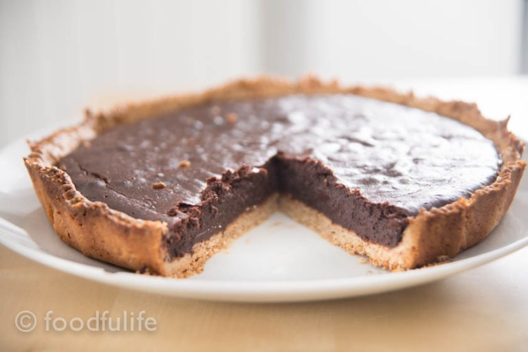 Dark Chocolate And Marrons Glacés Tart | Foodfulife